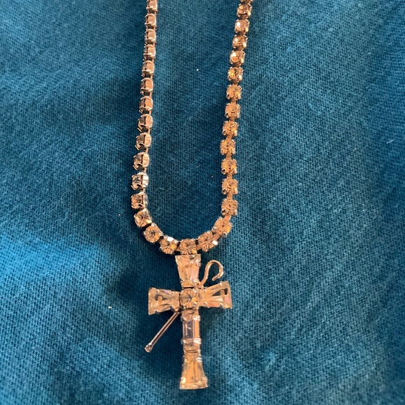 Laura Vogel | Jewelry | Vintage 98s Laura Vogel New York Cross Necklace ...